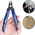 Compact Mini Blue Diagonal Cutting Pliers with Sharp Side Cutter Nippers for Precise Wire ...