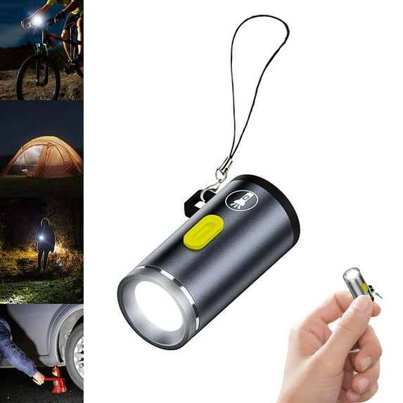 Compact Mini LED Keychain Flashlight High Brightness Portable Emergency ...