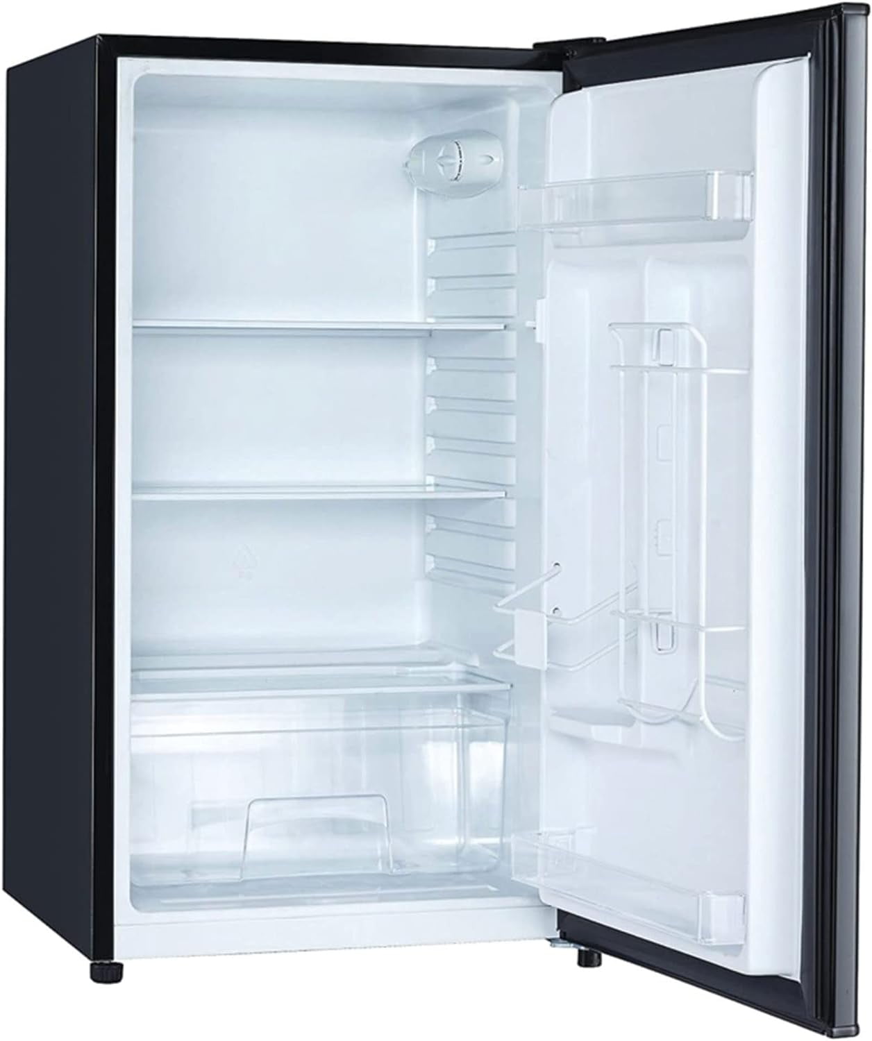 Compact Mini Refrigerator with Built In Freezer Compartment, Adjustable ...
