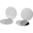 Compact Mirror 2 Pack, Stainless Steel Folding Double Sided Round, For ...