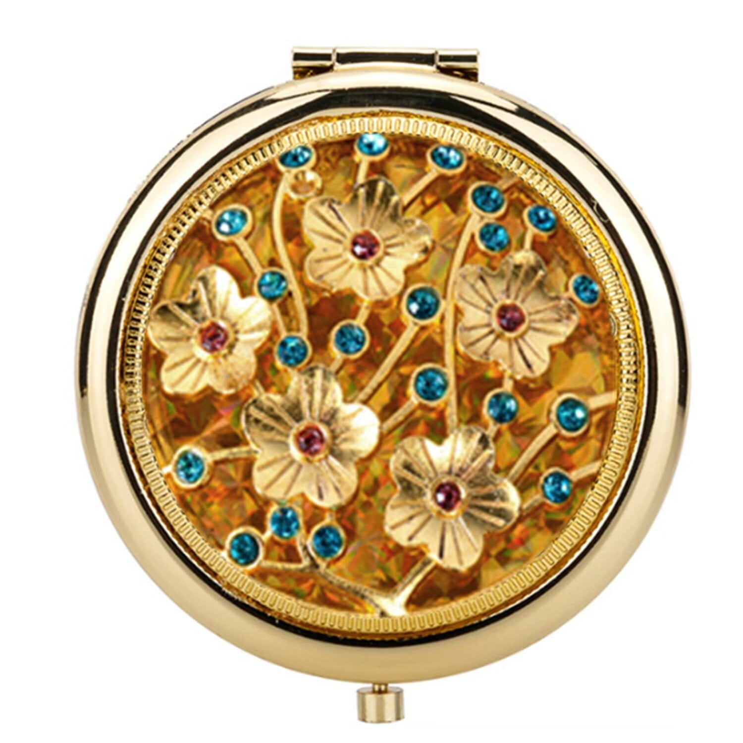 Compact Mirror 30X, Magnifying Mirror with Light 30X, Triple Folding ...