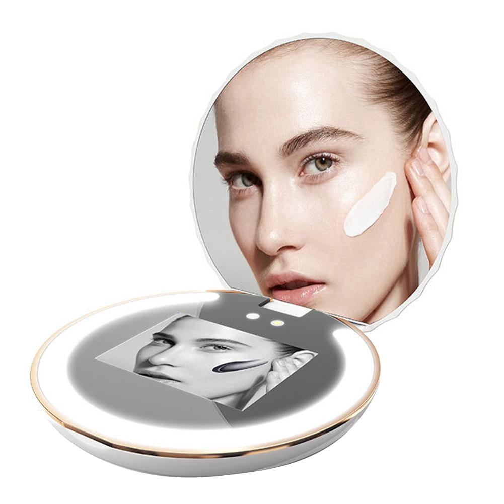 Compact Mirror Sunscreen Test Handheld Mini Smart Mirror with UV Camera ...