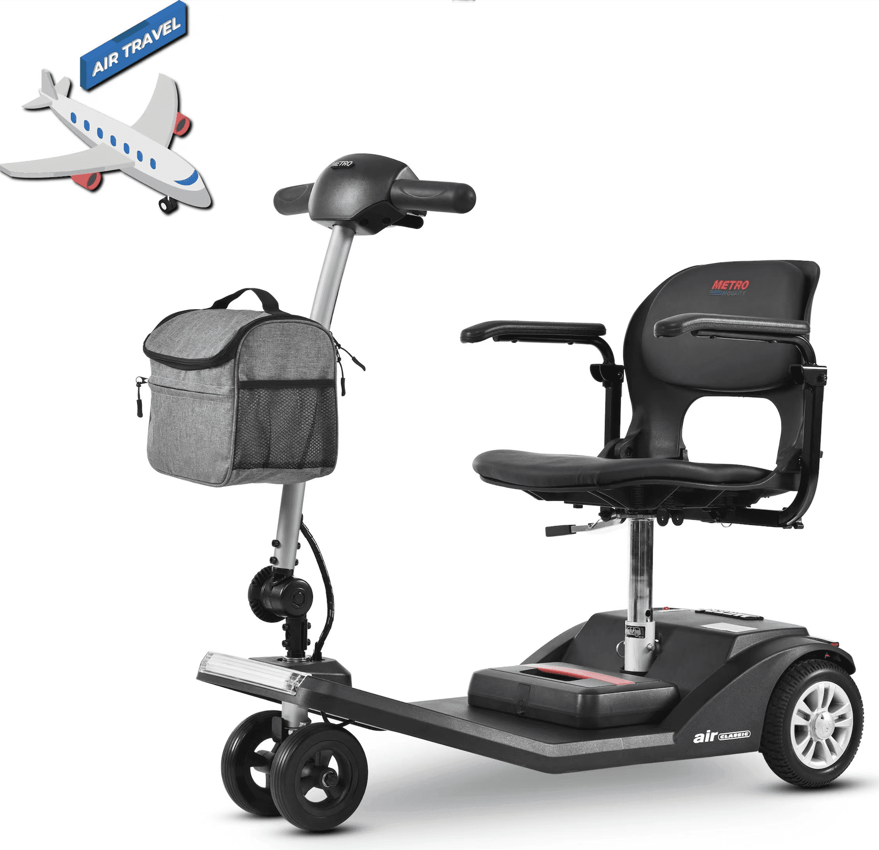 Compact Mobility Scooter for Seniors and Adults, Folding 4 Wheel ...