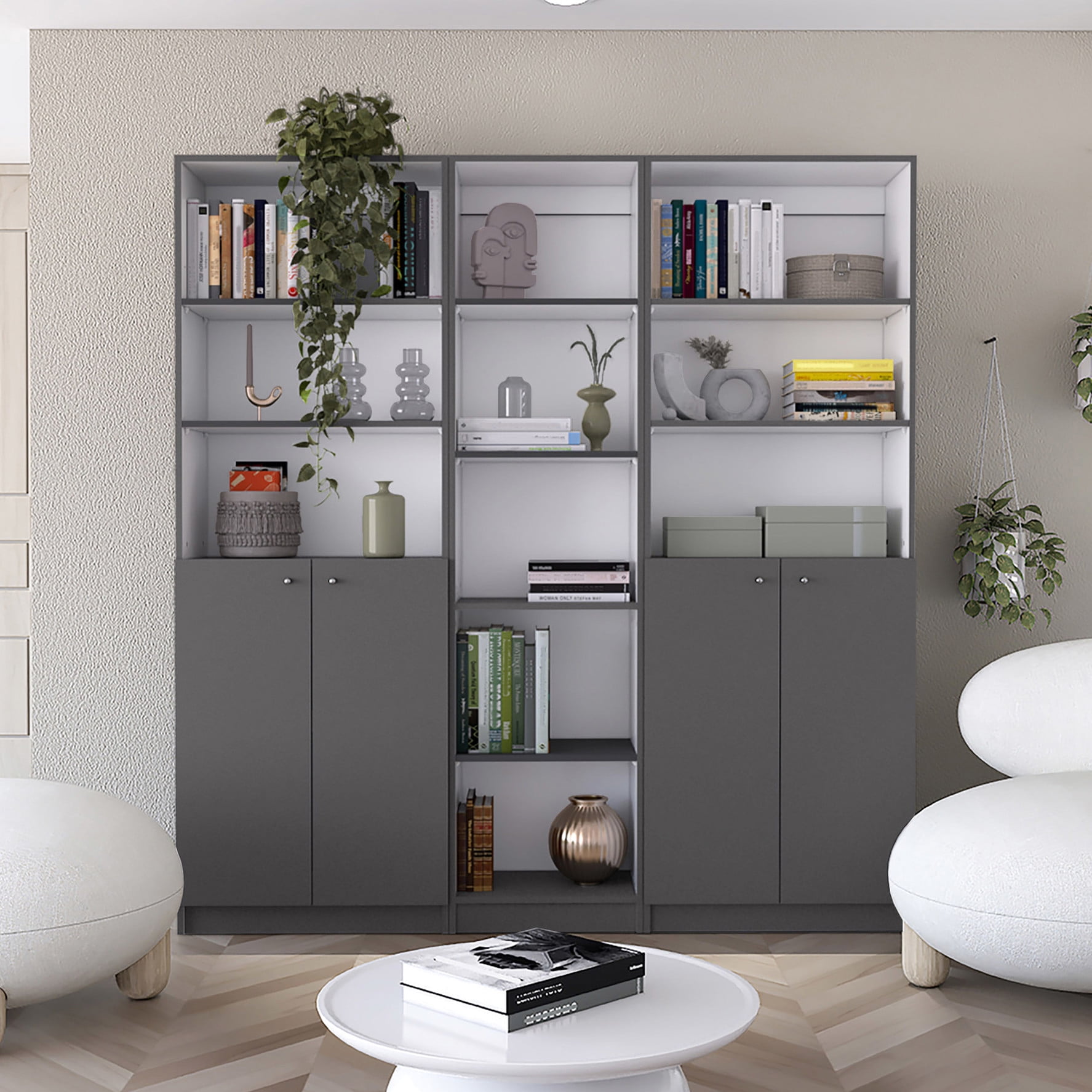 Compact, Multicolor, Freestanding - Streamlined Shelves for Elegant ...