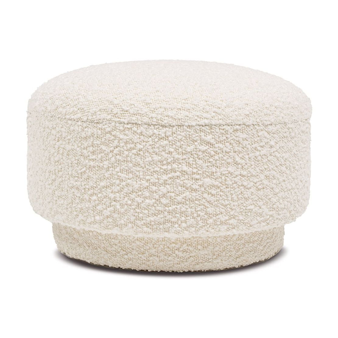 Compact Mushroom Ottoman Footstool – 15" x 15" x 10", Soft Moss Green ...