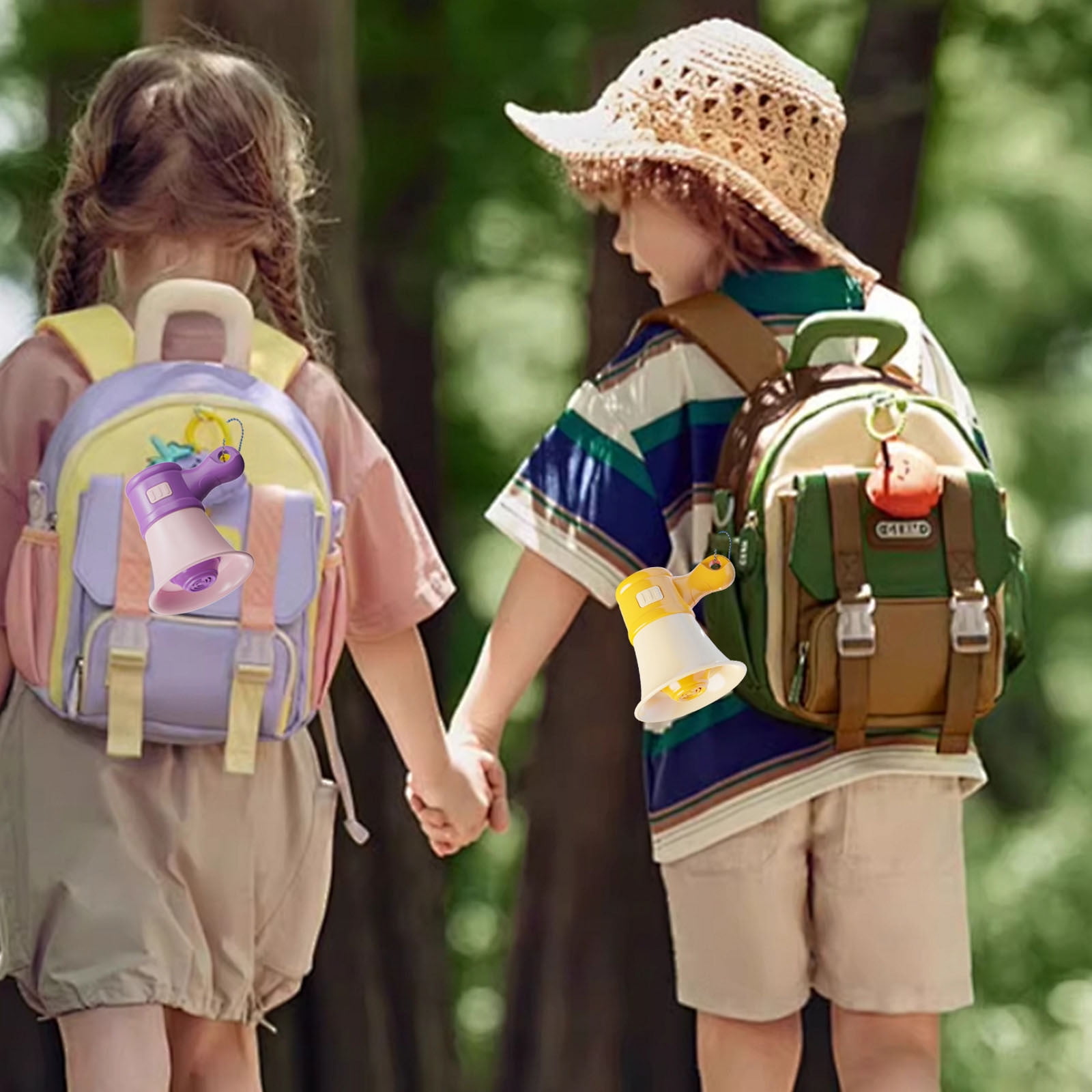 Compact Music Recording Amplifier Keychain with Portable Chain Speaker ...