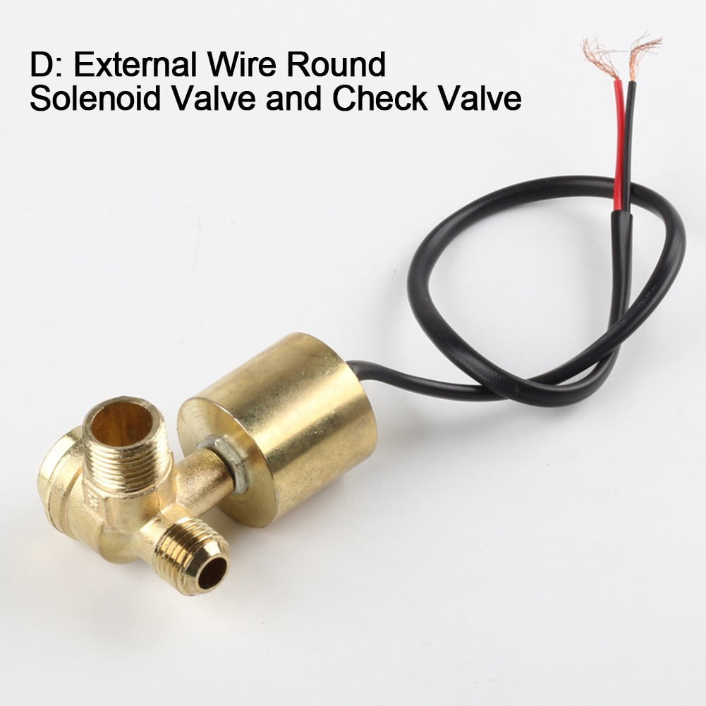 Compact Oil-Free Air Blower Solenoid Valve with Exhaust Check Valve for ...