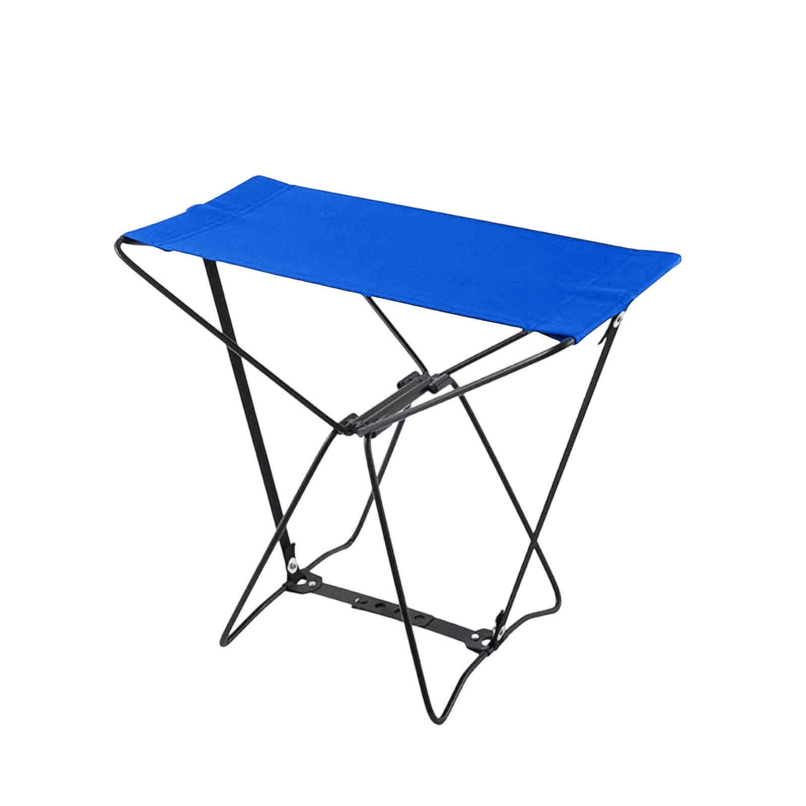 Compact Outdoor Folding Stool with Heavy-Duty Steel Frame,Folds Flat ...