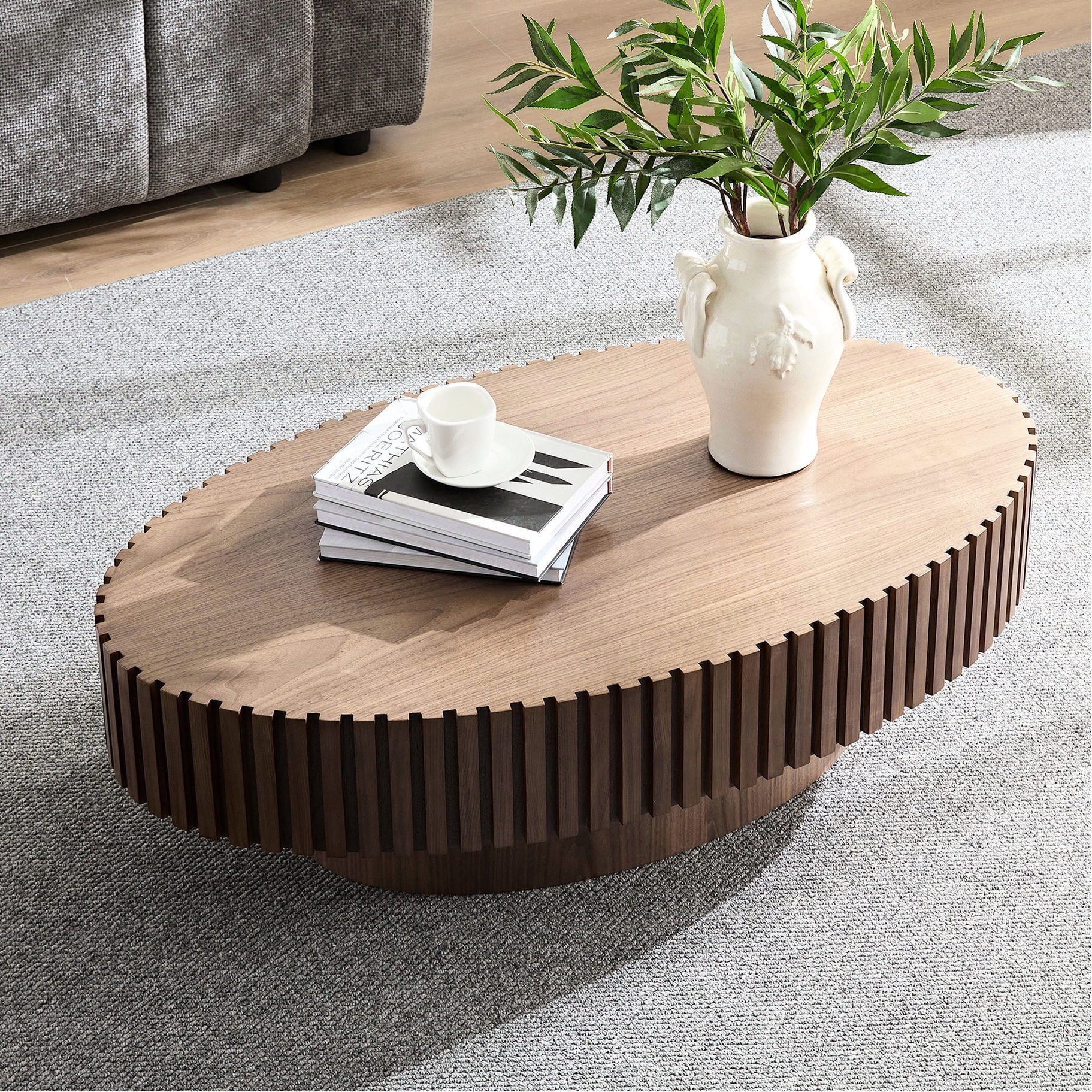 Compact Oval Table - Simple Assembly - Residential Use / Hassle - free ...
