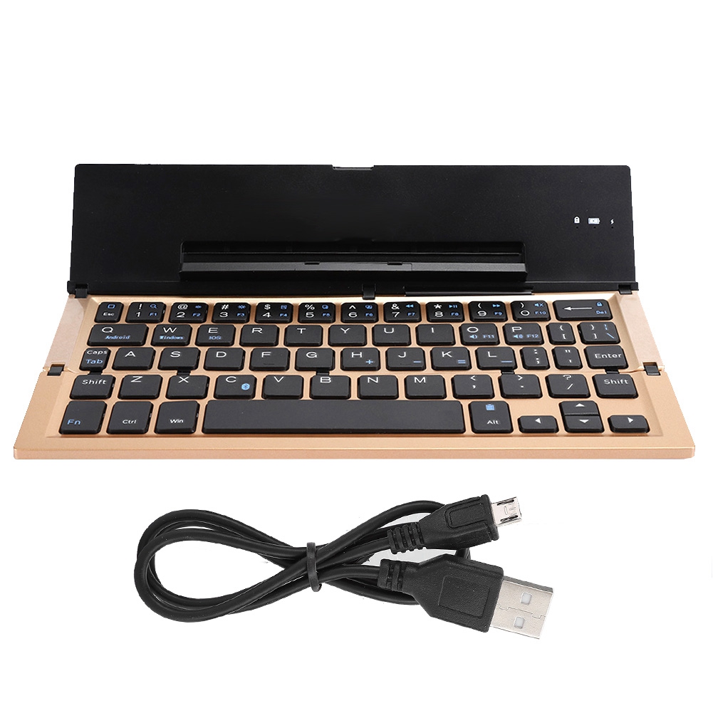 Compact PC Accessory with Stand for Enhanced Typing Experience Golden ...
