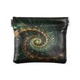Compact PU Leather Coin Purse Small Spring-Frame Wallet Change Pouch ...