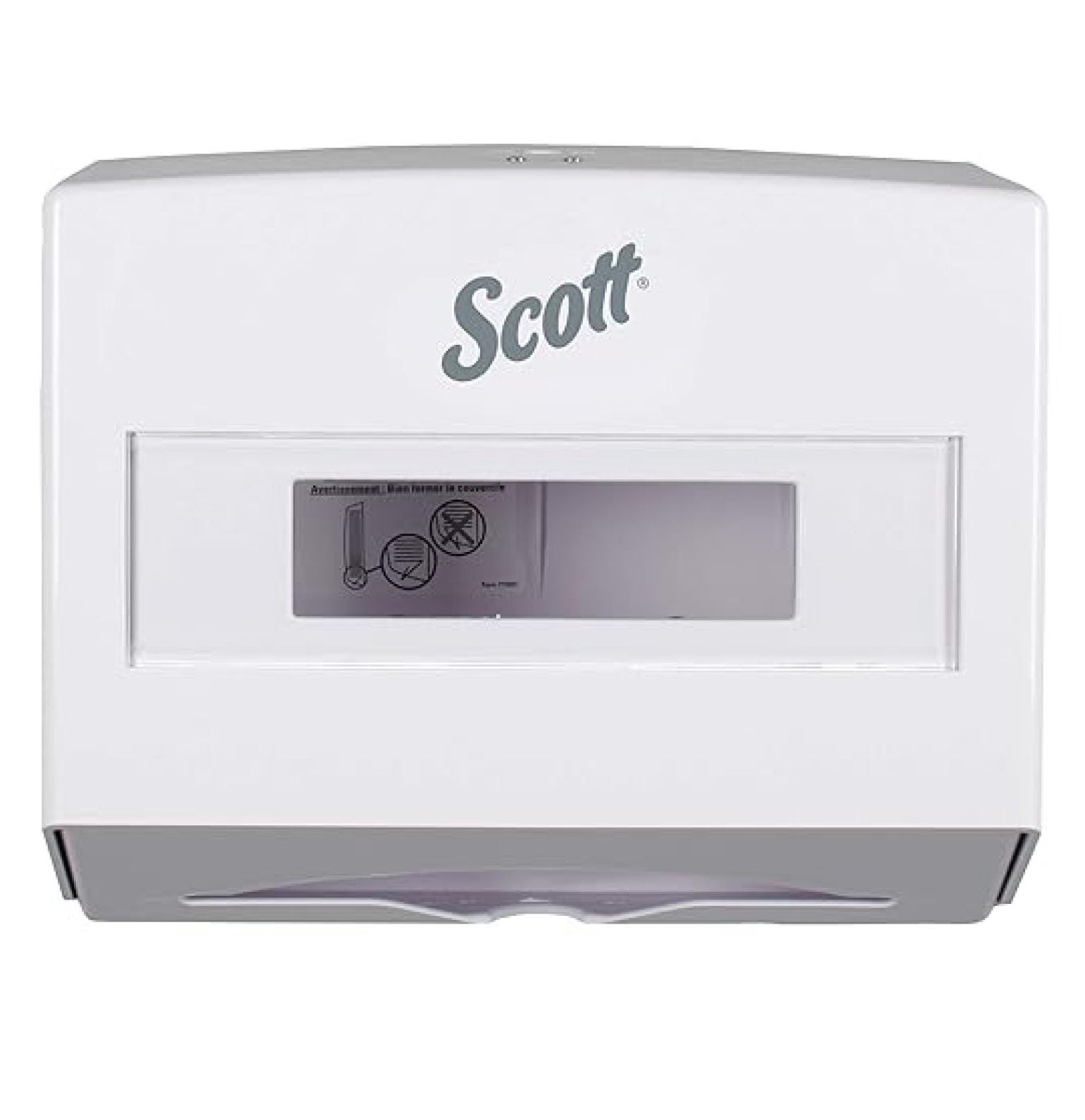 Compact Paper Towel Dispenser - White Folded Towel Holder - Small ...