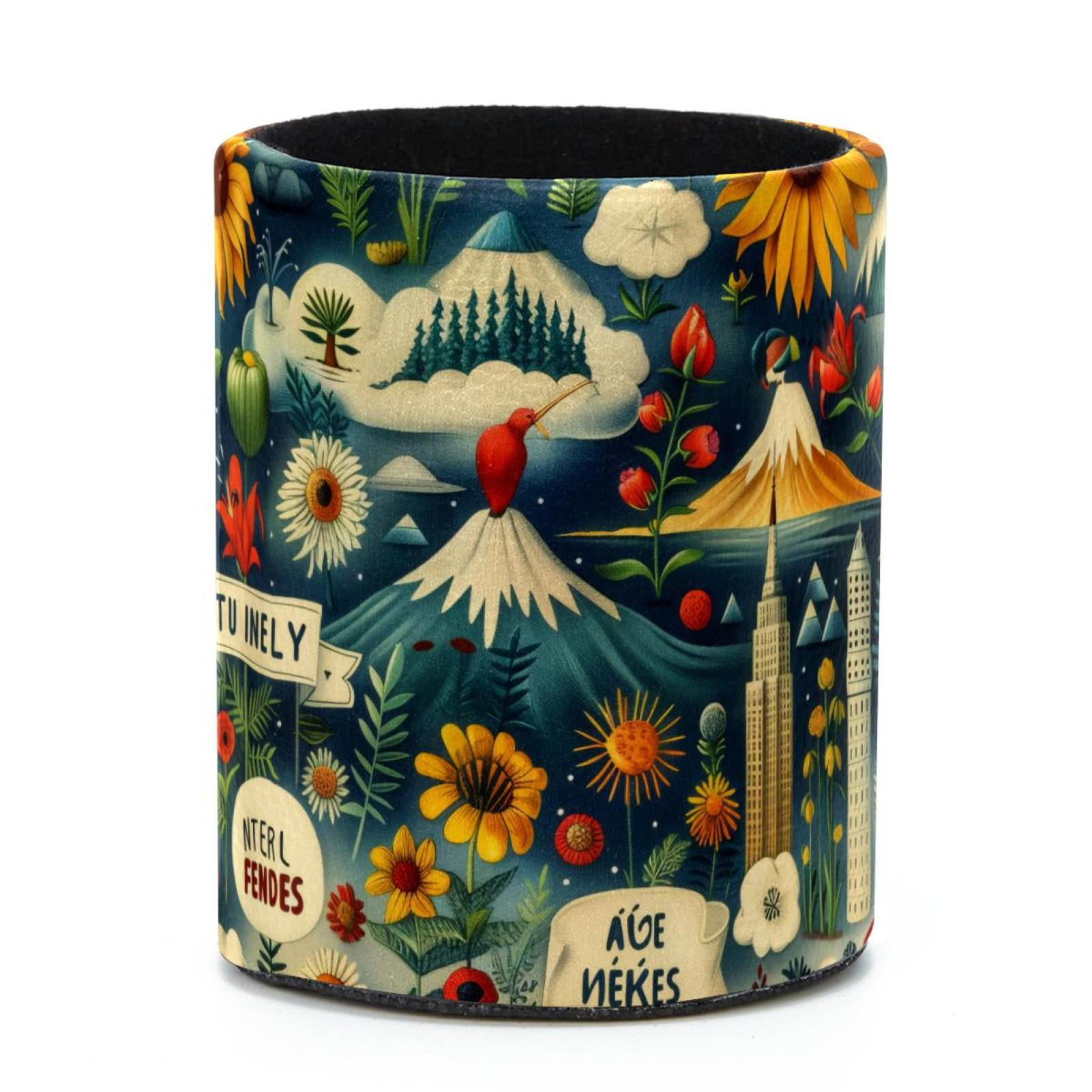 Compact Pen Holder Desktop Organizer - Functional Makeup and Art Studio ...