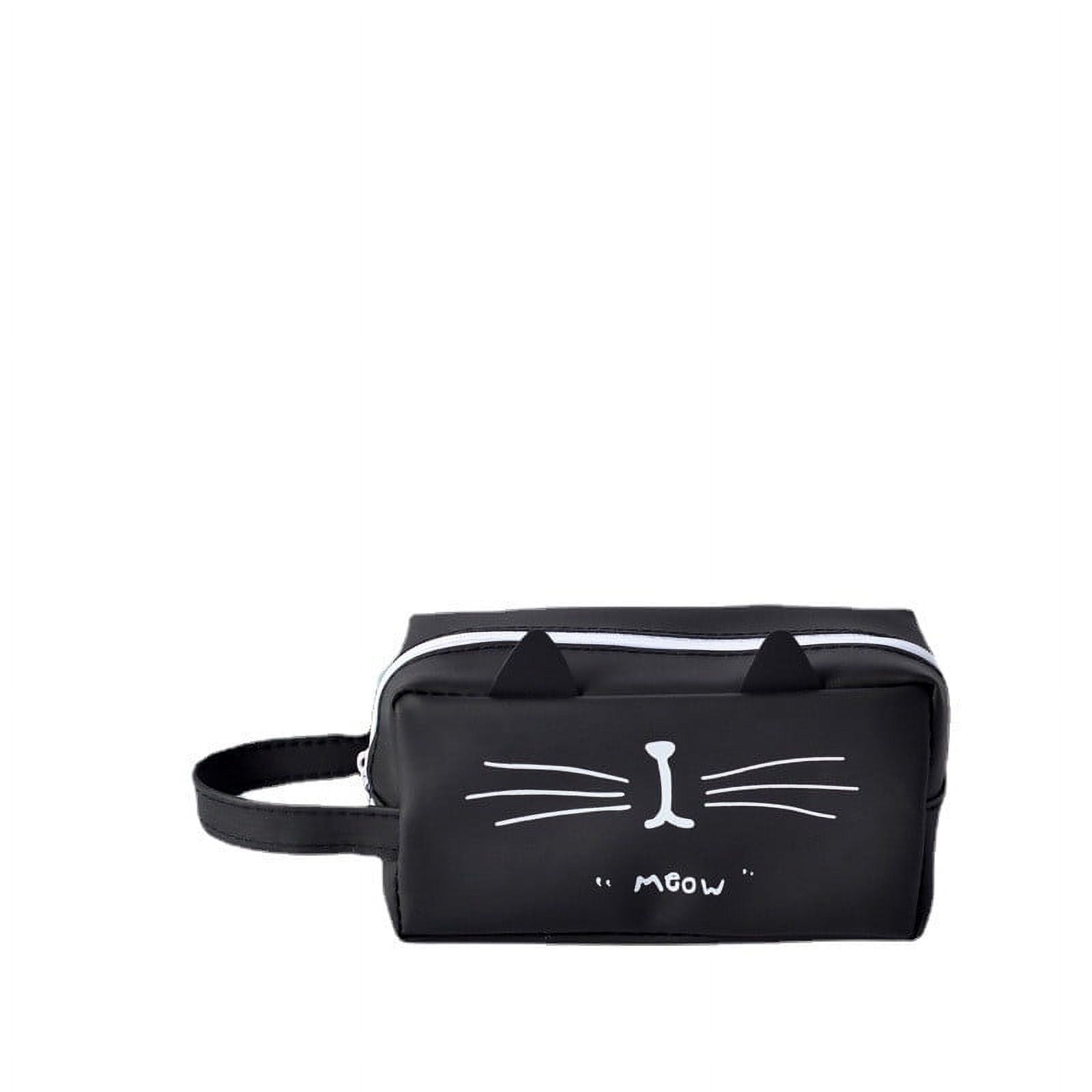 Compact Pencil Case Qwtwty Fashionable Texture Pencil Bag Double Layer ...