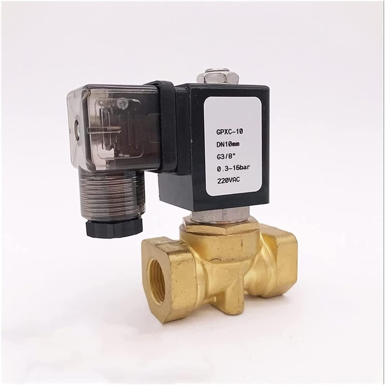 Compact Pilot Water Brass Solenoid Valve 16bar 1/4\\ - Walmart.com