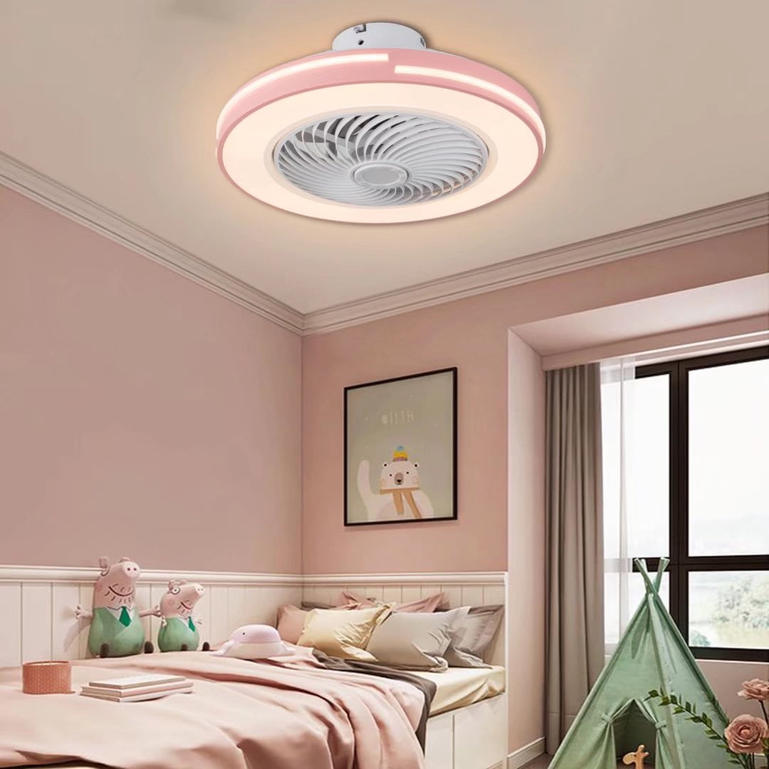 Compact Pink LED Ceiling Fan and Light - Walmart.com