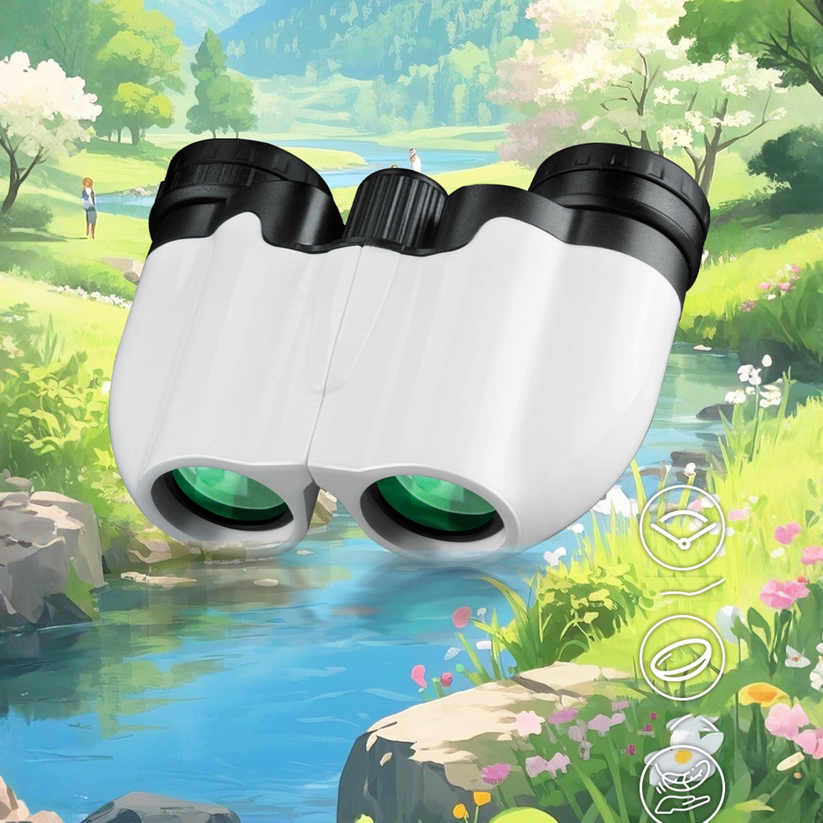 Compact Pocket Binoculars for Adults and Kids – Lightweight Mini ...