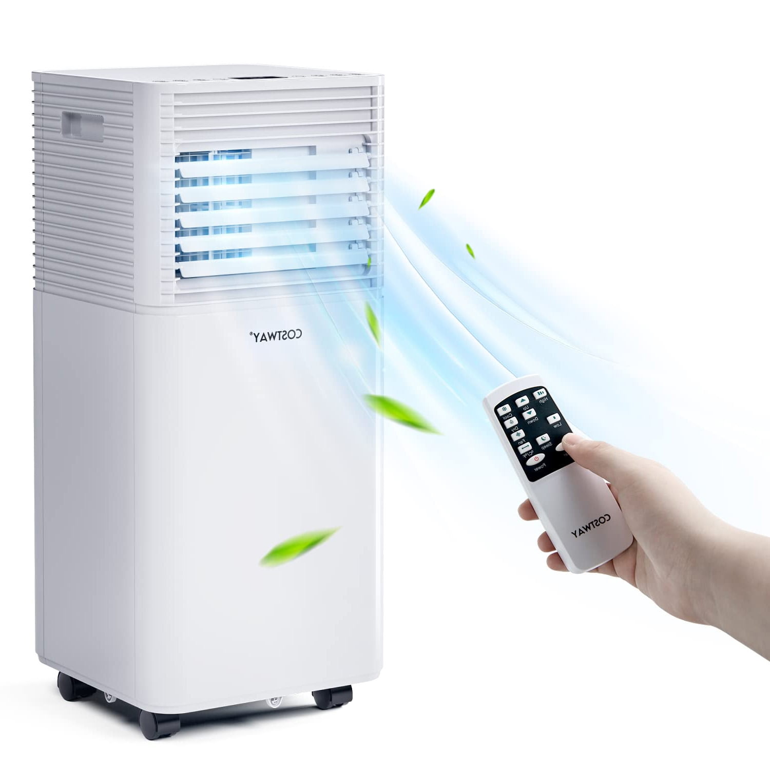 Compact Portable Air Conditioner, Cools 230sq ft Rooms, Includes Remote ...