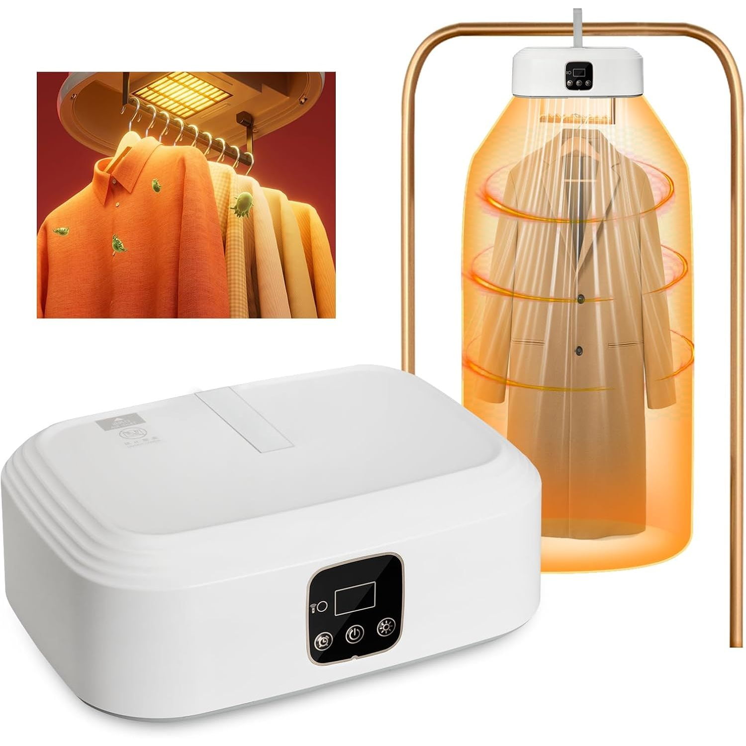 Compact Portable Clothes Dryer, RVs & Travel - Fast Drying Mini Machine ...