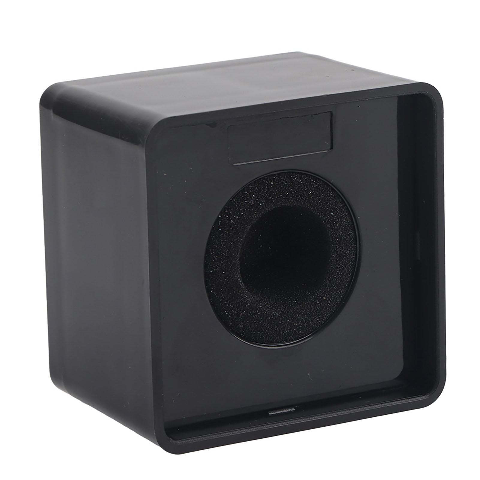 Compact Portable Microphone Square Station, 41mm Black ABS, Ideal for ...