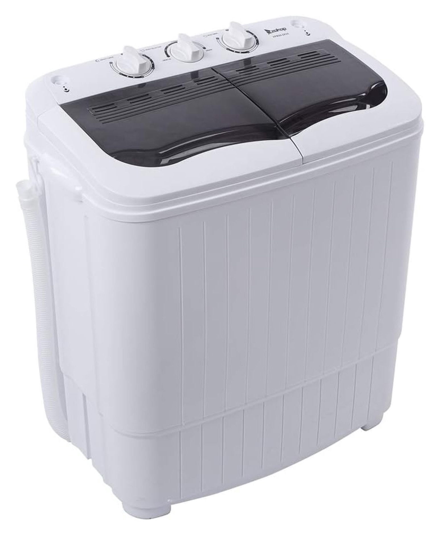 Compact Portable Washing Machine,Mini Compact Twin Tub with Built-in ...