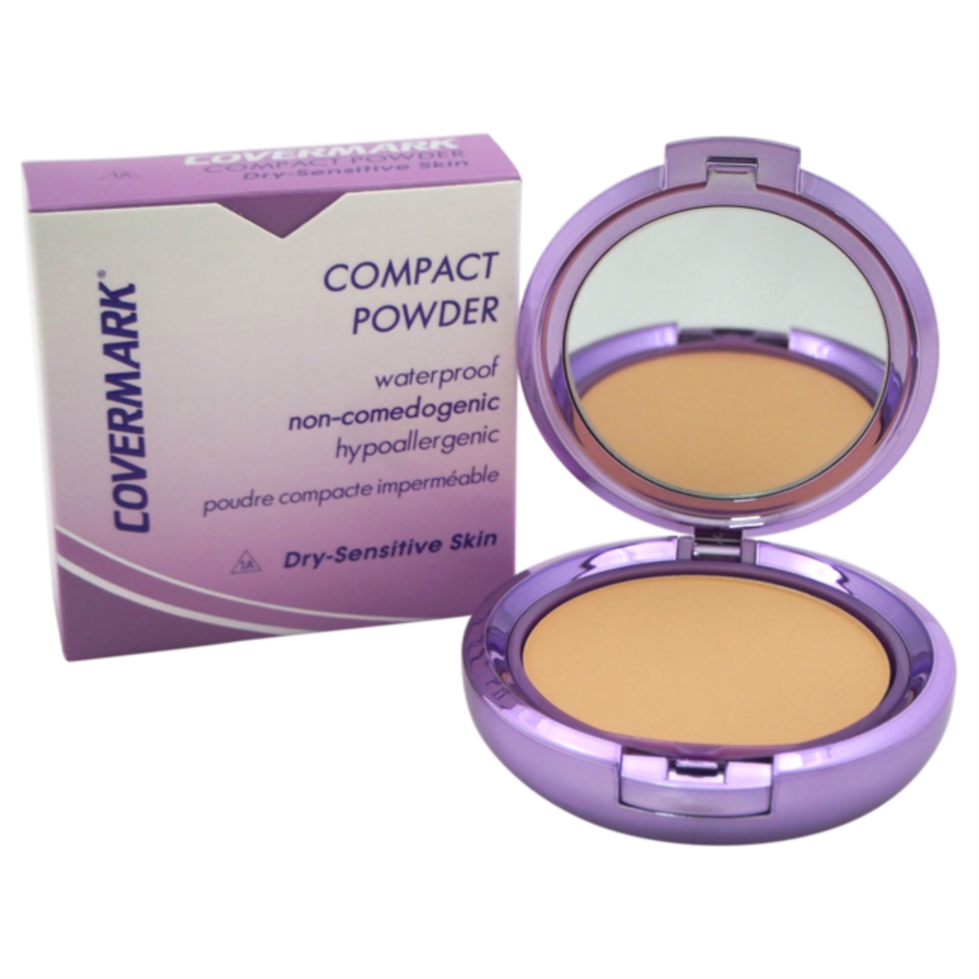 Compact Powder Waterproof - # 1A - Dry Sensitive Skin by Covermark for ...