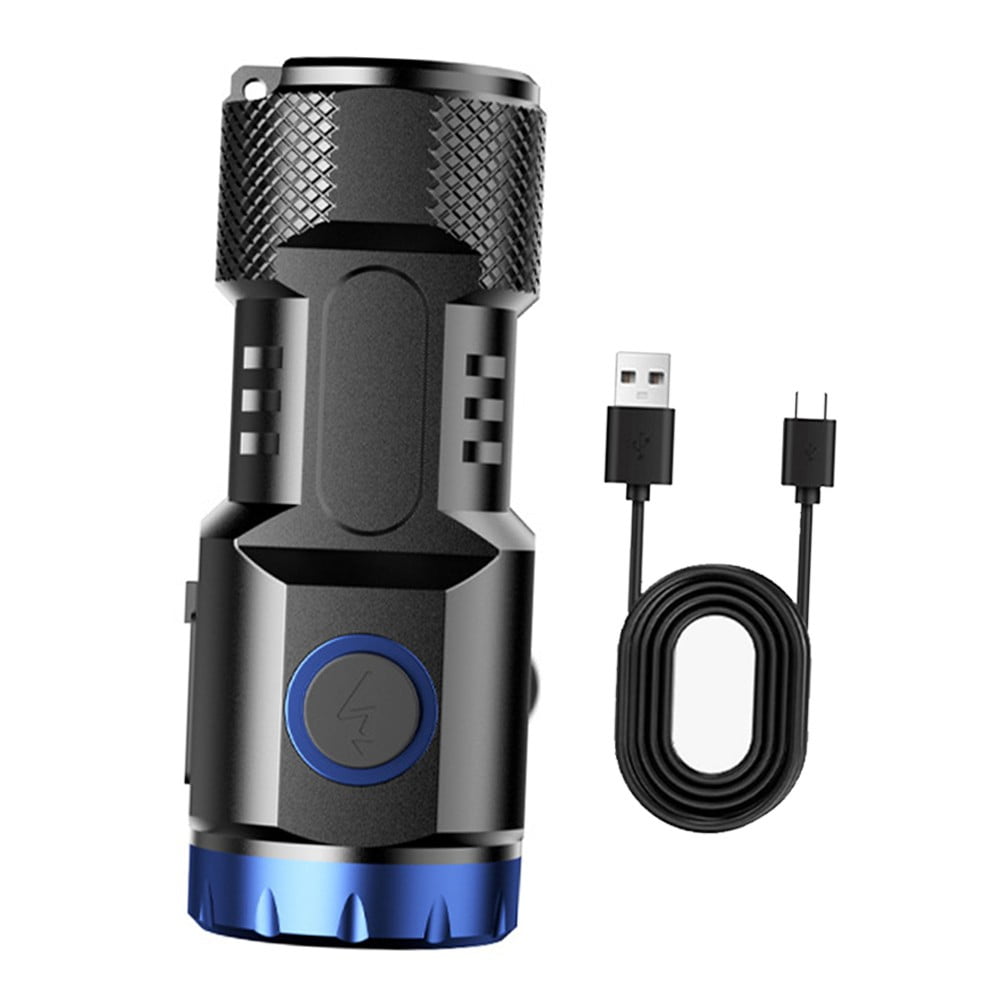 Compact Powerful LED Mini Torch Rechargeable With Multiple Lighting ...