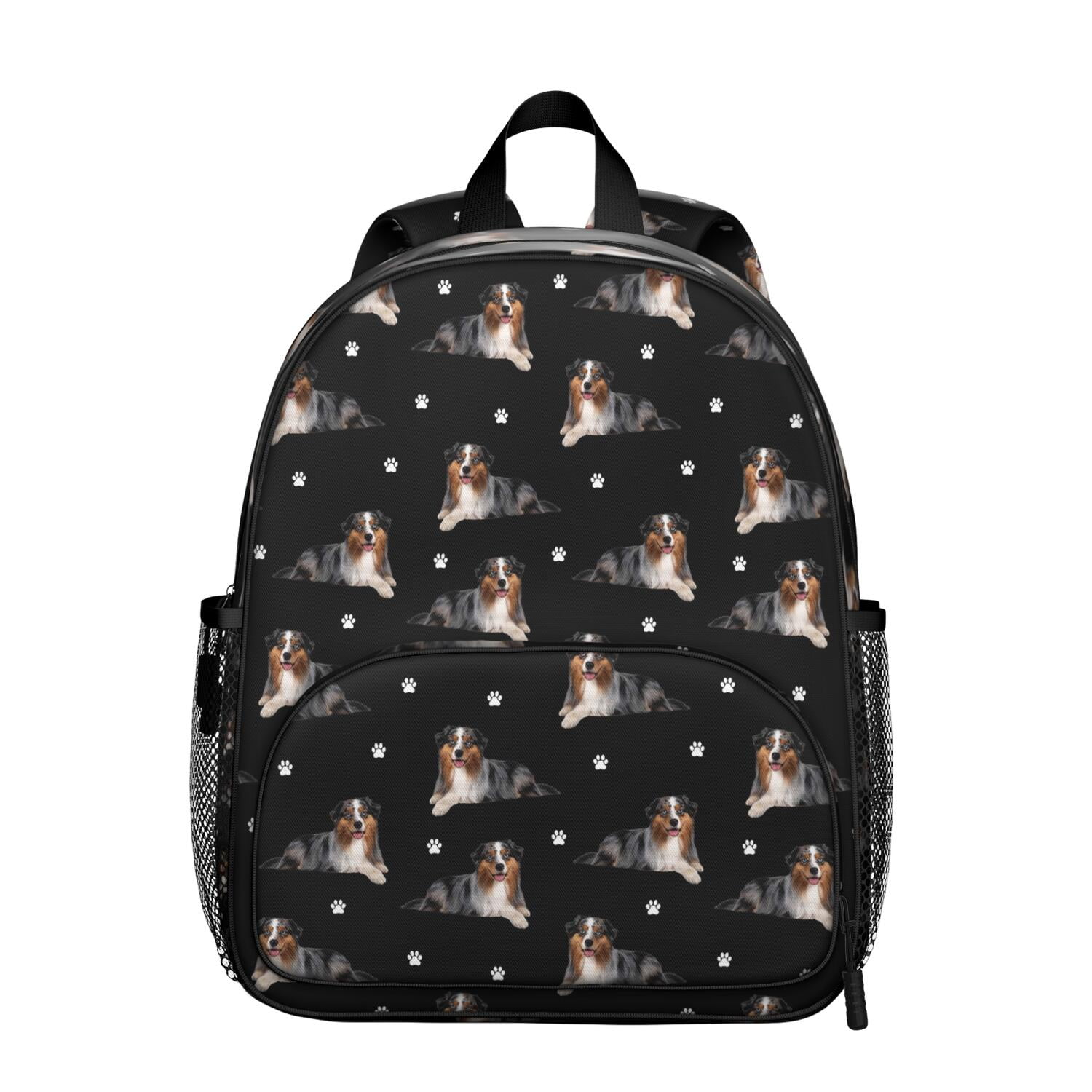 Compact Puppy Print School Bag, Cute Dog Bone Themed Backpack for Pet ...