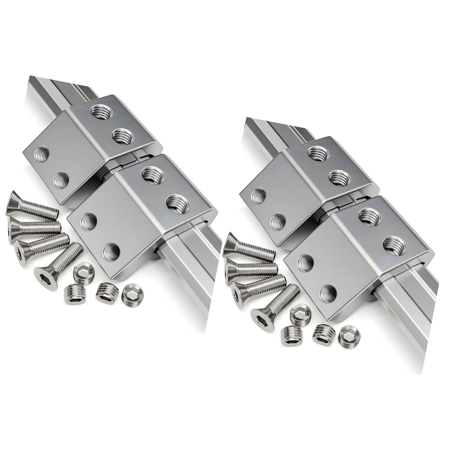 Compact Quick Install Rails Track Clamps Brackets Support Holders ...