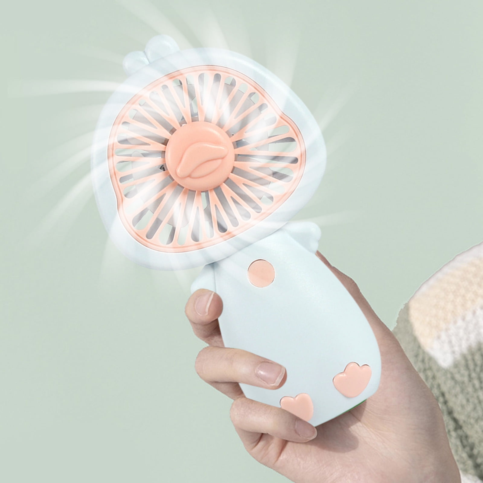 Compact Rechargeable Hand Fan, Summer Pet Series Cooling Fan, 1800mAh ...