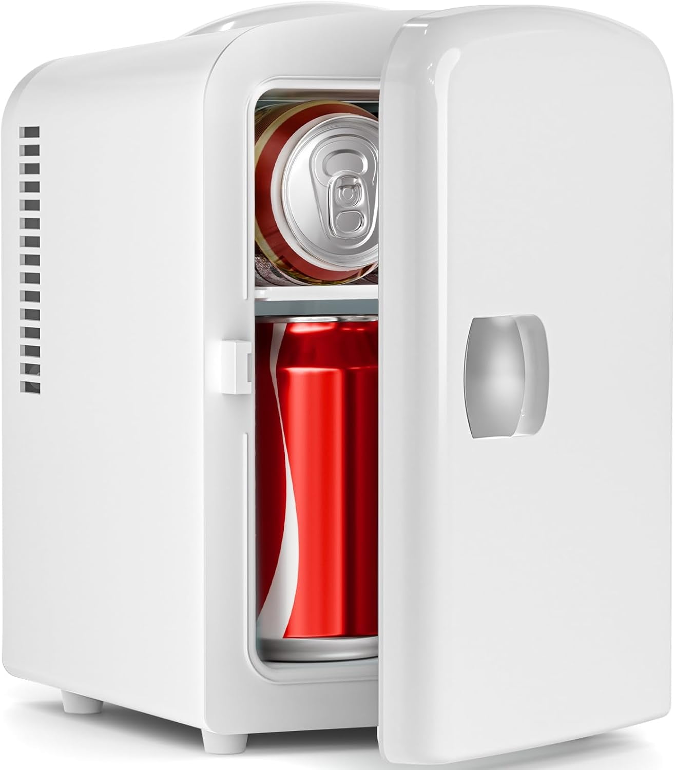 Compact Refrigerator, Portable Mini Fridge, Skin Care 4L Capacity/6 ...