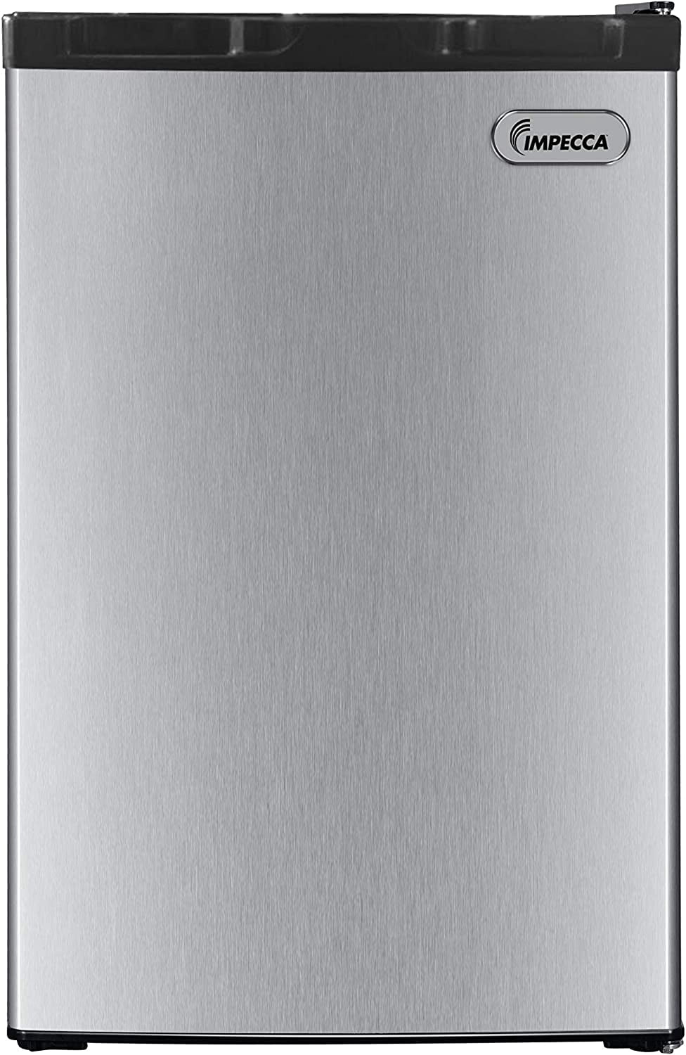 Compact Refrigerator Reversible Door with Glass Shelves Classic ...