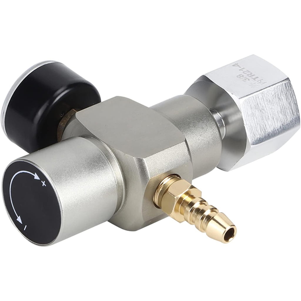 Compact Regulator Pressure Gauge with Manometer for Home Brewing and ...