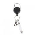 Compact Retractable Keyring, Secure 60cm Cord Trigger Clip For Easy ...