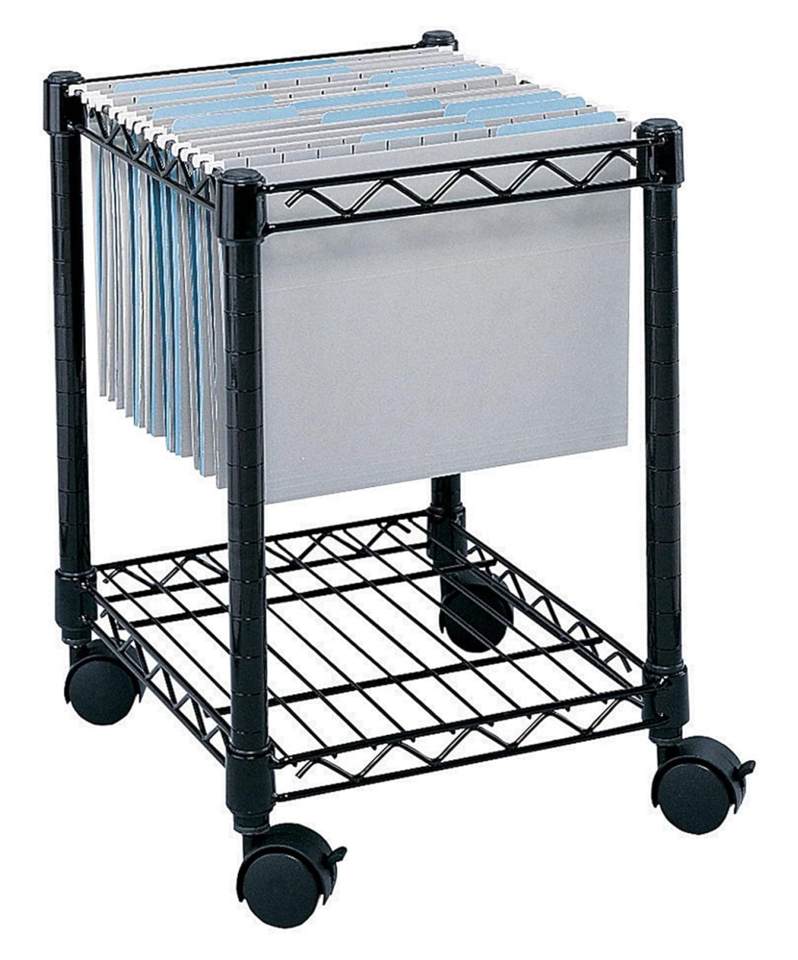 Compact Rolling Cart, Fits Letter and Legal-Size Hanging Folders ...