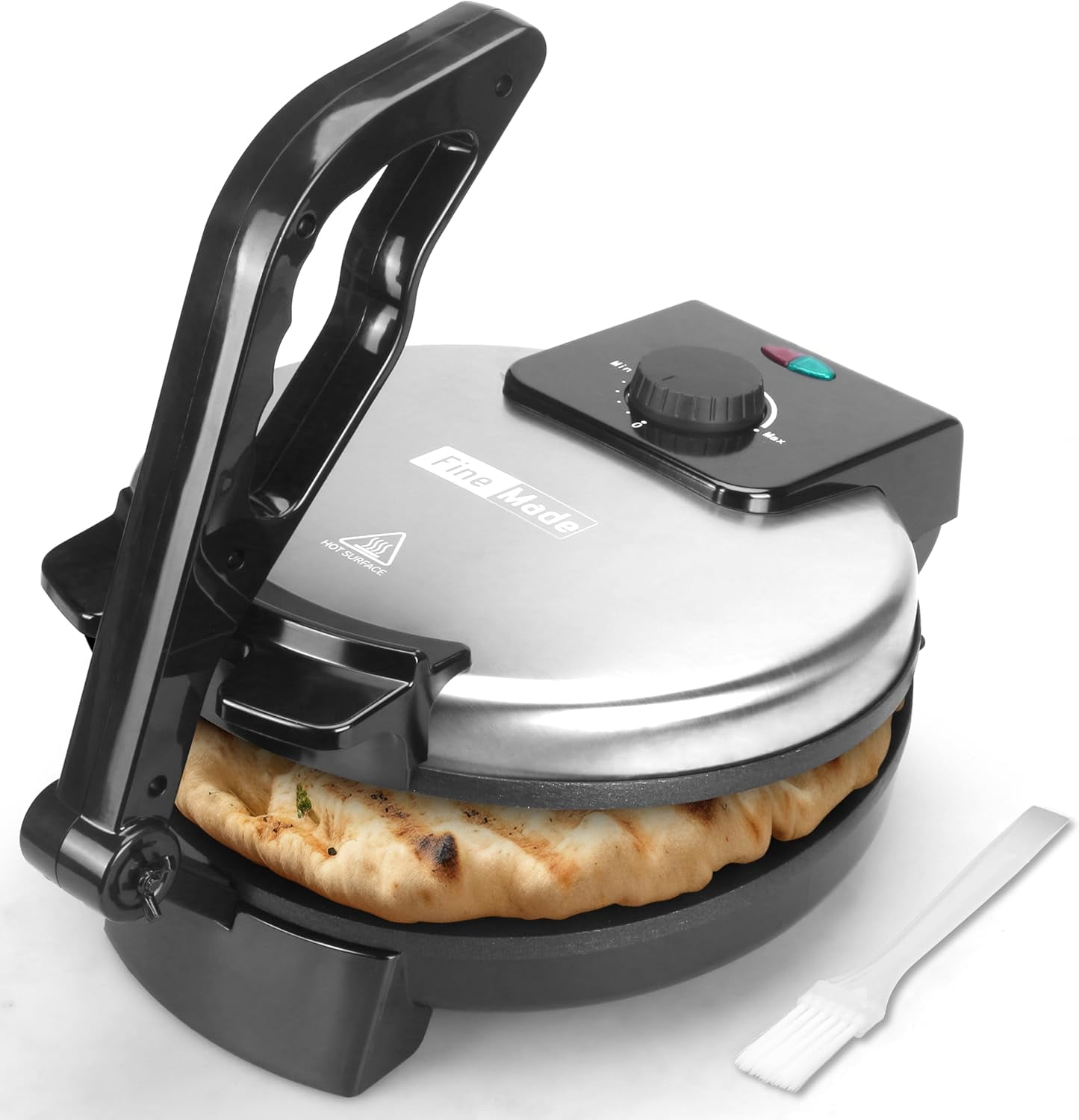 Compact Roti Maker Machine, Electric Tortilla Press, 10 Inch with ...