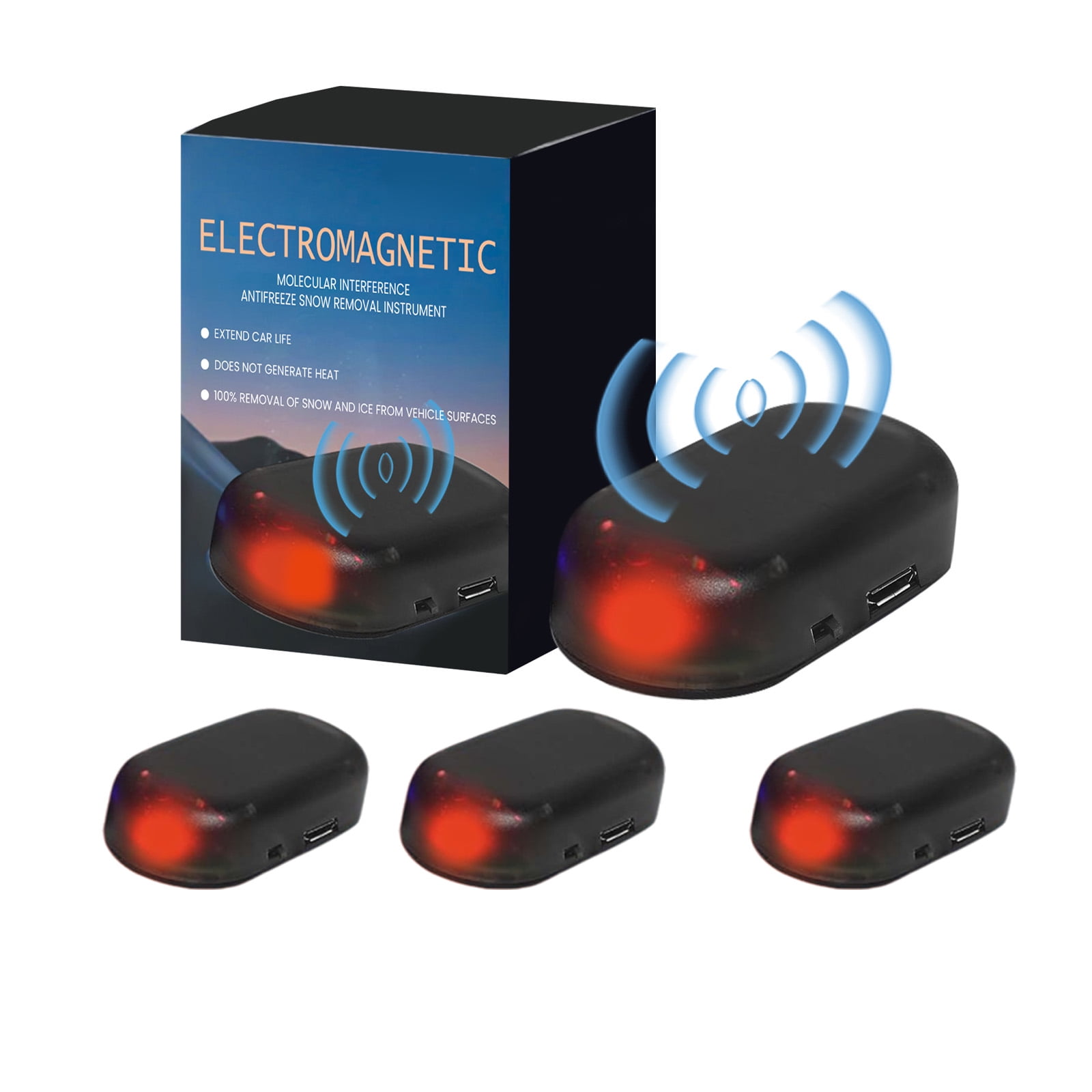 Compact Safe Driving Deicer Device for Vehicle Glass Fast Snow Removal ...