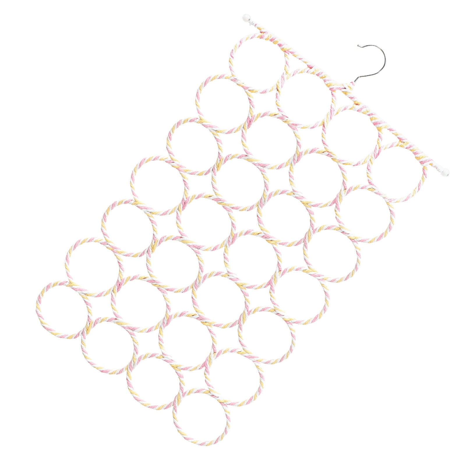 Compact Scarf Hanger Rotating Rack Scarves Hijab Organizer Man Foldable ...