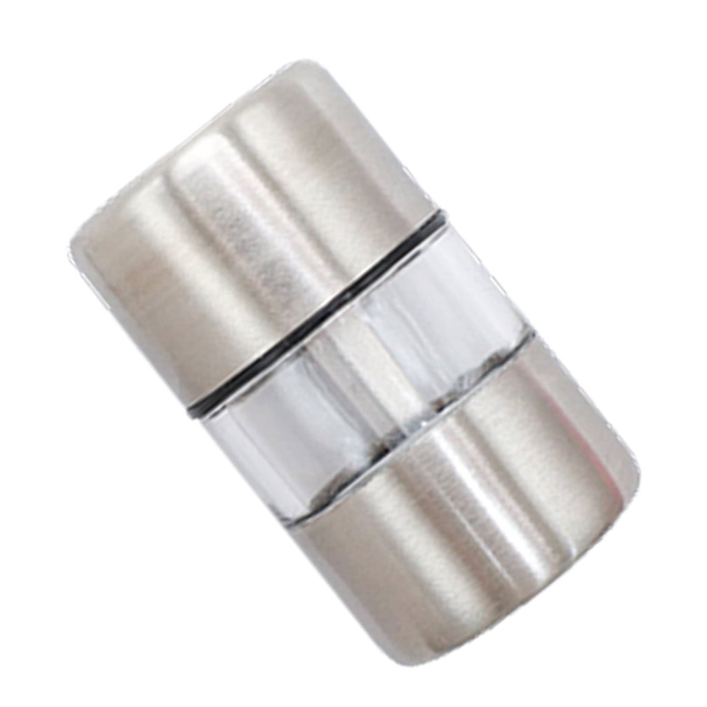 Compact Seasoning Grinder Stainless Steel Salt and Pepper Grinder Small ...