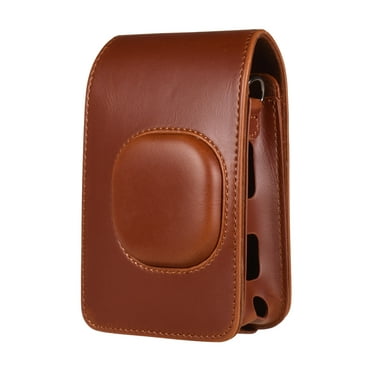 Portable Instant Camera Case Bag Holder PU Leather with Shoulder Strap ...