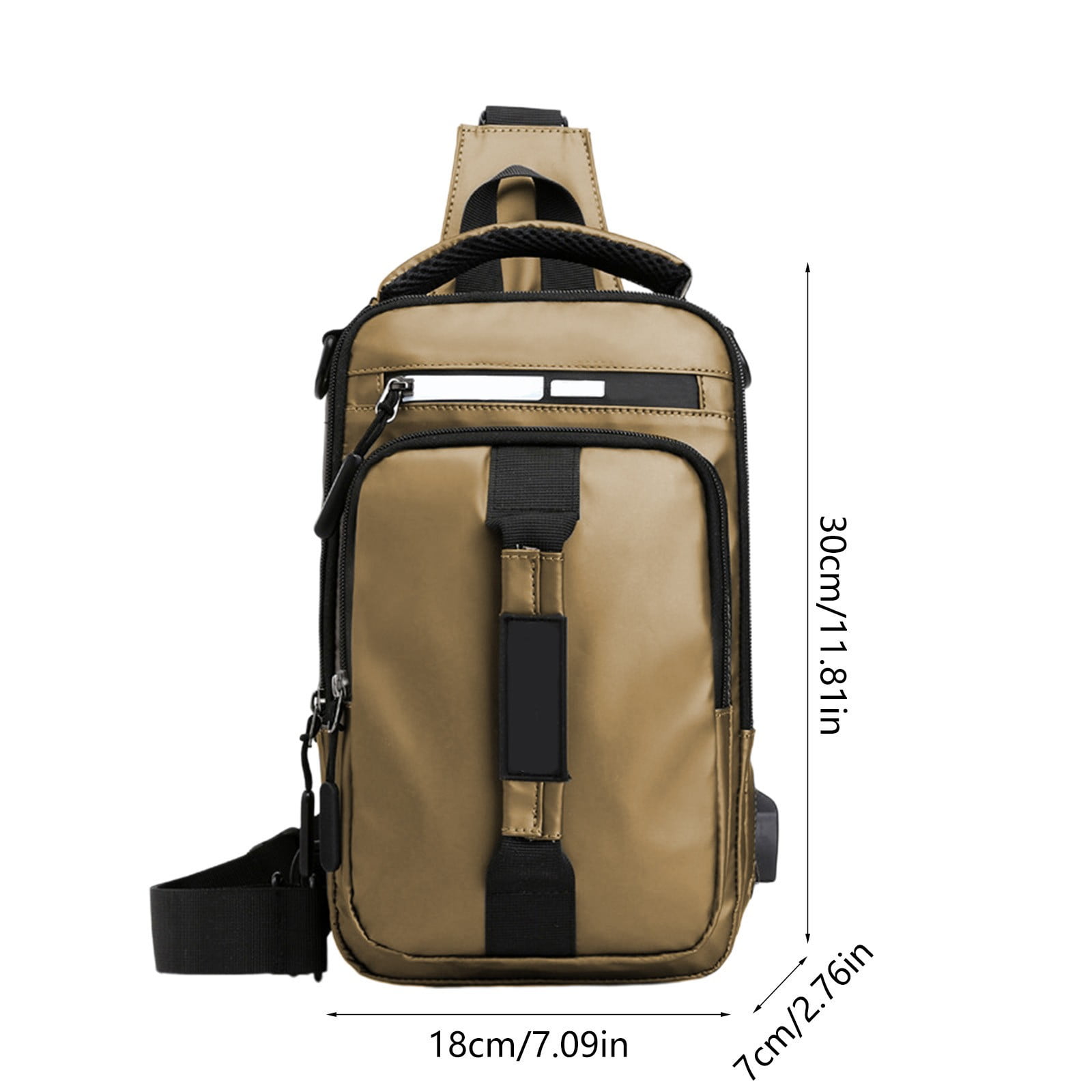Compact Sling Bag For Men And Women - Lightweight Chest Backpack With ...