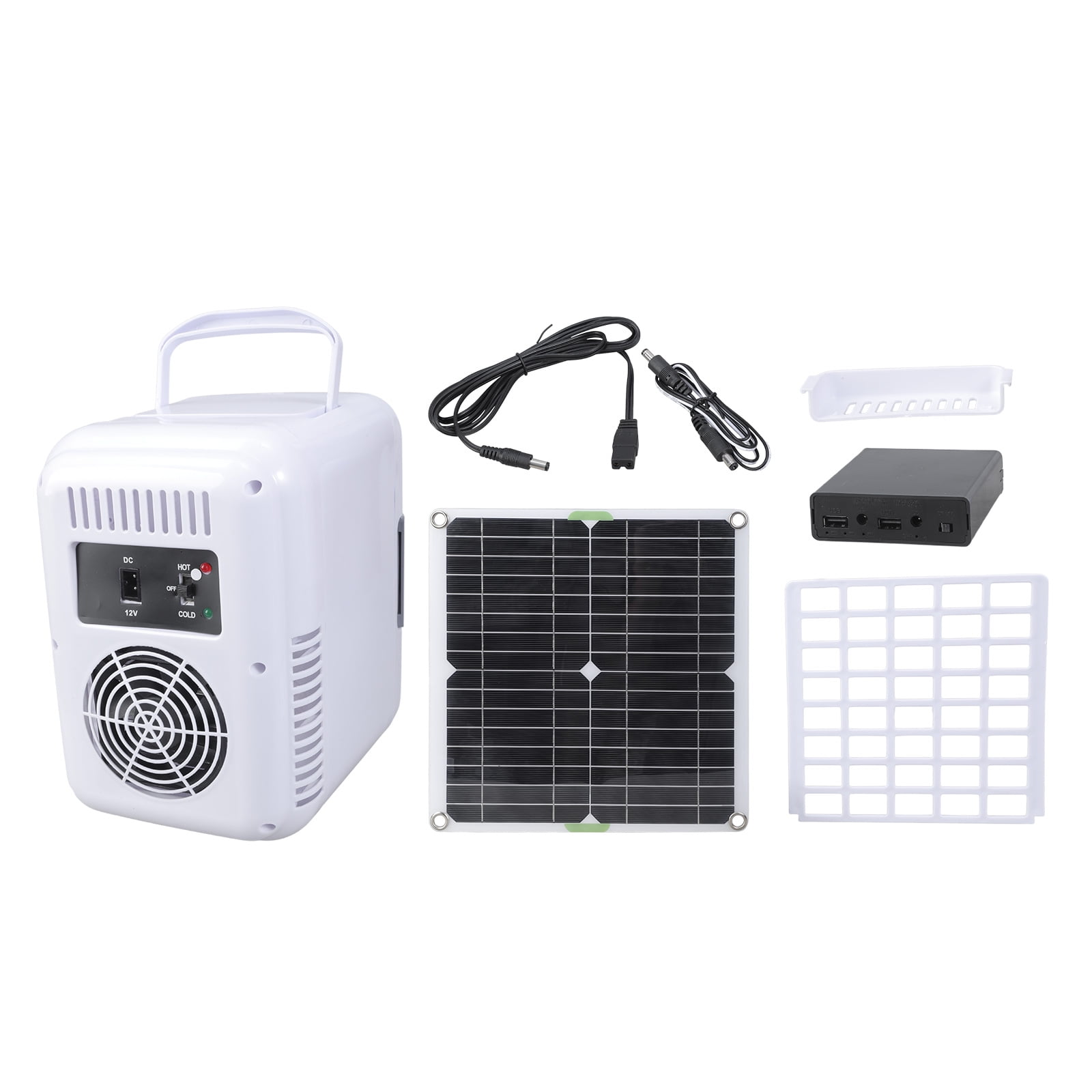 Compact Solar Refrigerator with Efficient Panel Portable Solar Fridge ...