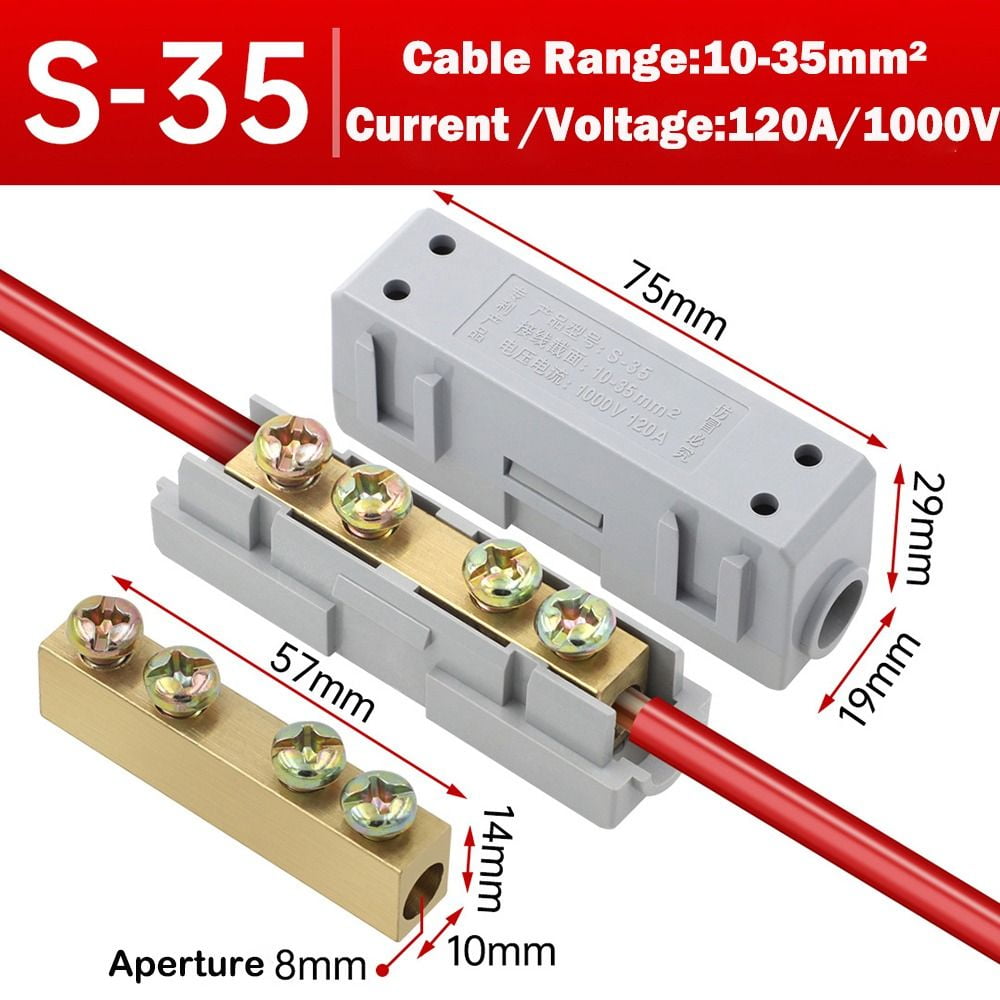 Compact Splice Electrical Connectors Docking Terminal Blocks Wiring ...