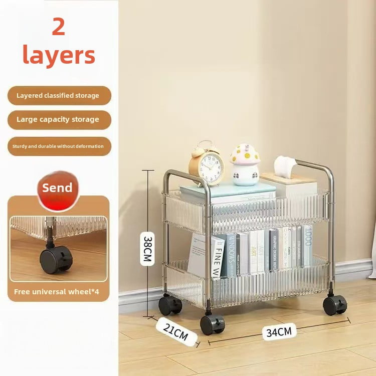 Compact Stackable Storage Rack - Mobile, Space - saving for Kitchenware ...