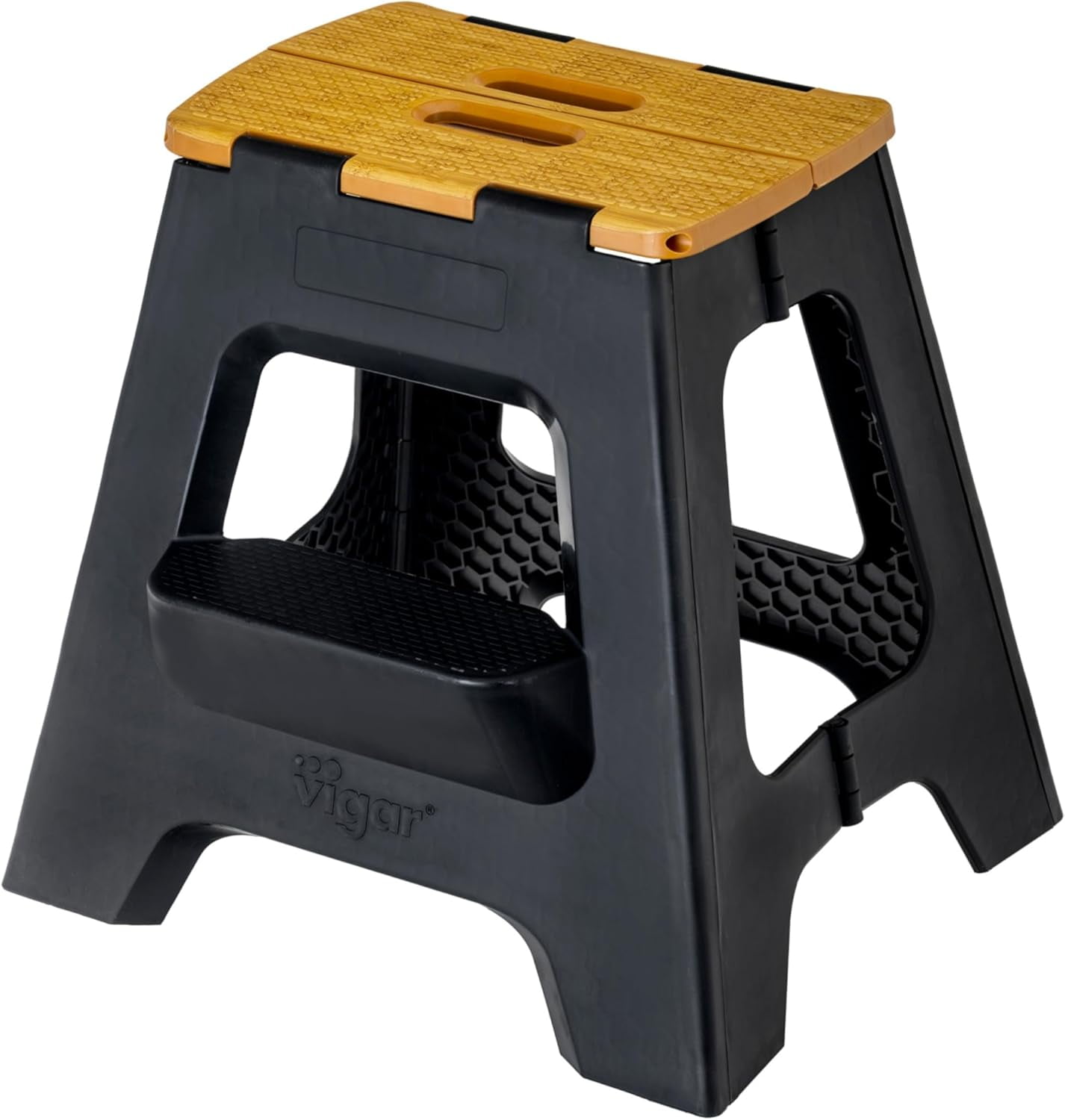 Compact Step Stool Foldable, 16-inch Two-Step Stools for Adults up to ...