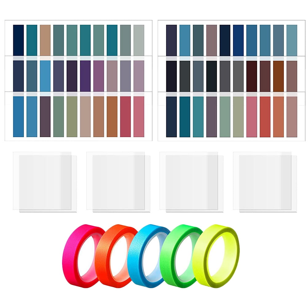 Compact Sticky Flags Household Book Tabs Transparent Fluorescent ...