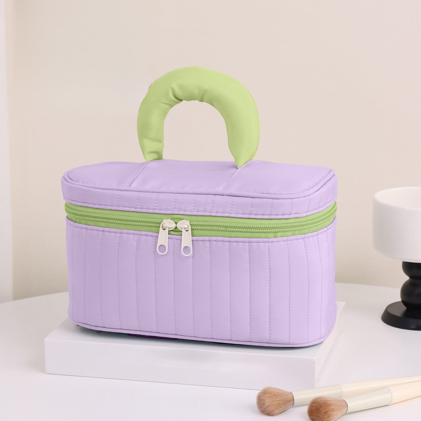 Compact Storage Box with Multiple Compartments, Desktop Organizer for ...