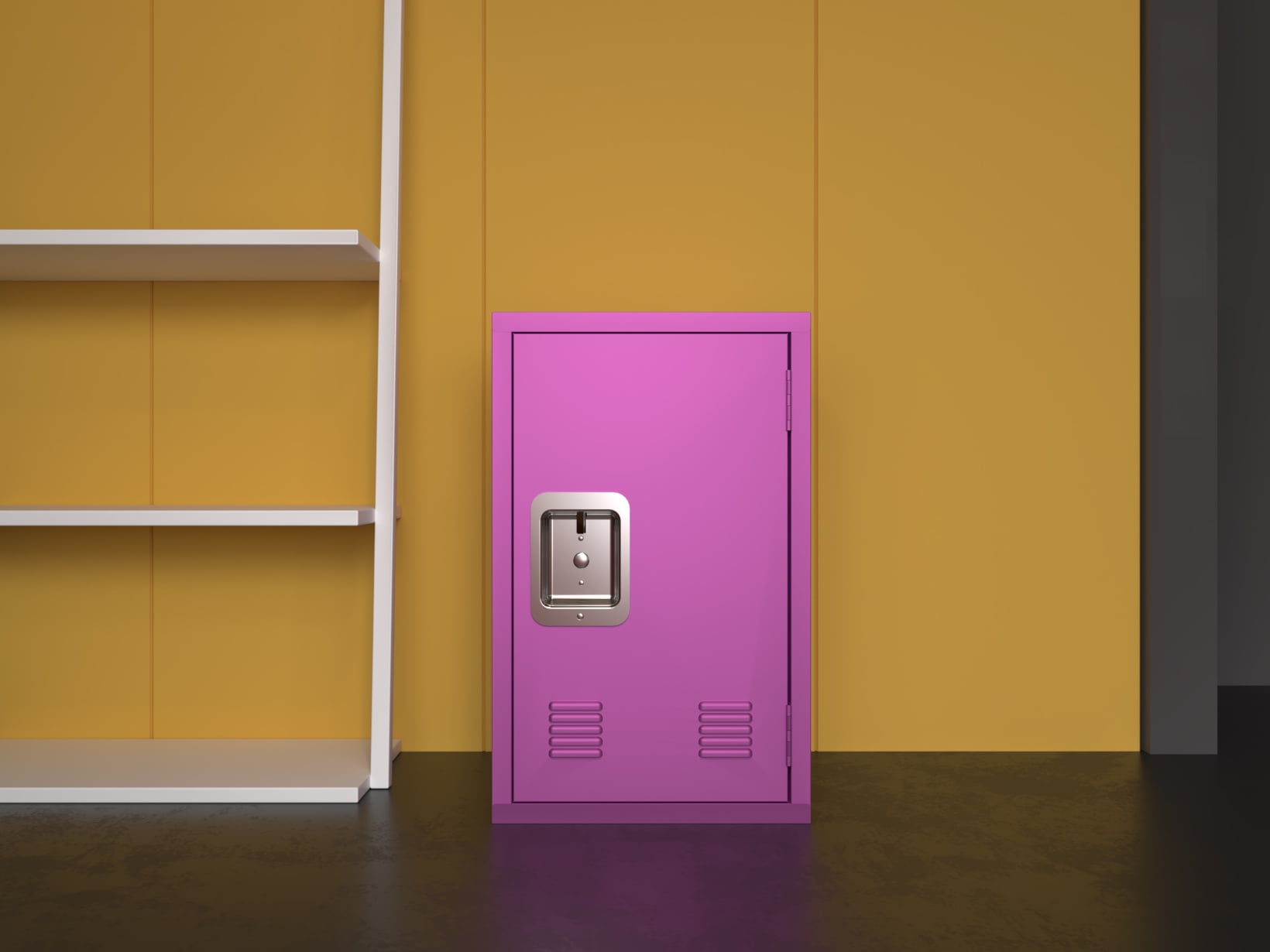 Compact Storage Cabinet with Ample Storage Space, Metal File Cabinet ...