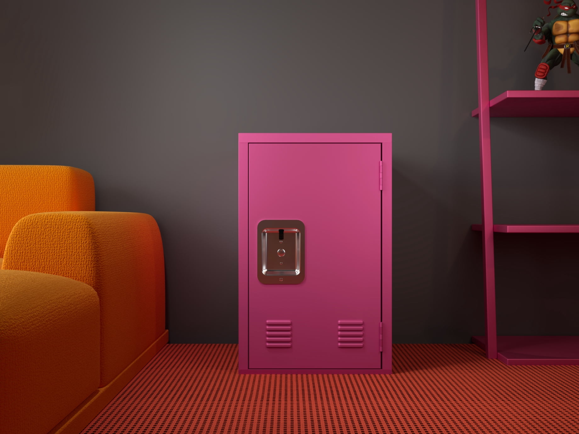 Compact Storage Cabinet with Ample Storage Space, Metal File Cabinet ...