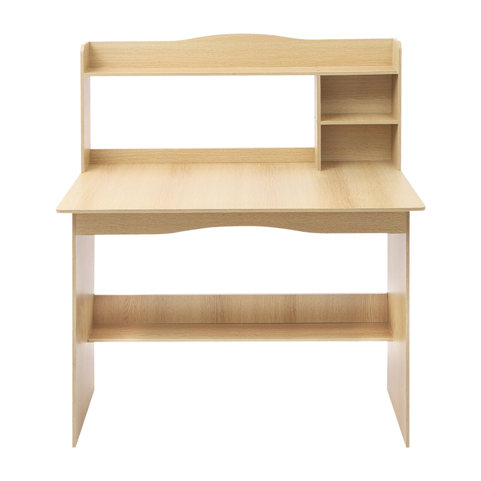 Compact Study Desk with Bookshelf - 39.4" Writing Table & Storage (44lb ...